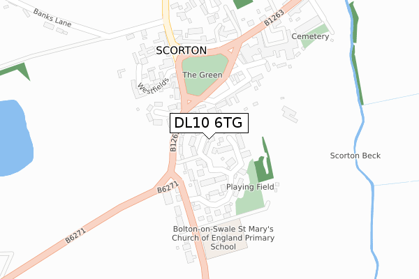 DL10 6TG maps, stats, and open data