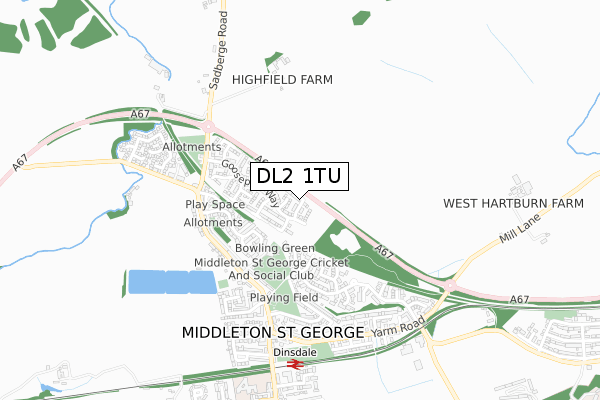 DL2 1TU maps, stats, and open data