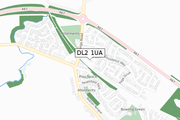 DL2 1UA maps, stats, and open data