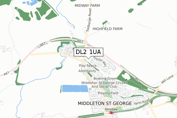 DL2 1UA maps, stats, and open data
