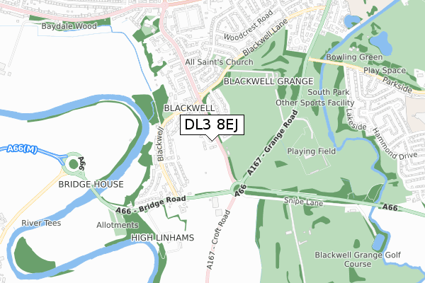 DL3 8EJ maps, stats, and open data