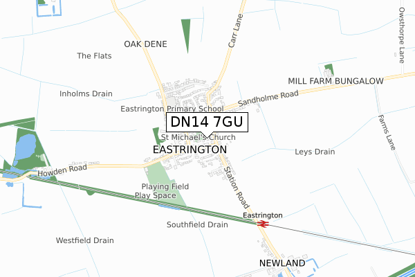 DN14 7GU maps, stats, and open data