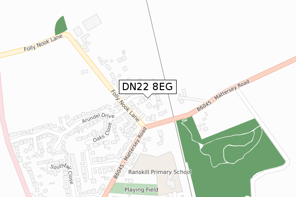 DN22 8EG maps, stats, and open data