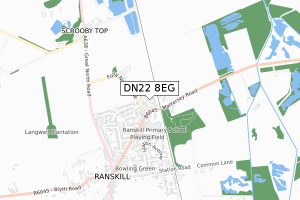 DN22 8EG maps, stats, and open data