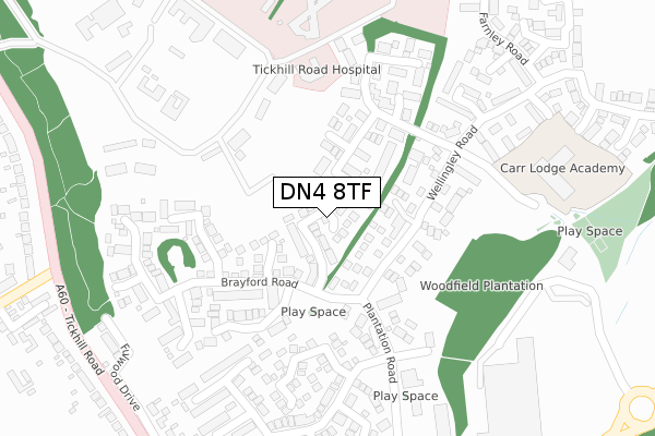 DN4 8TF maps, stats, and open data