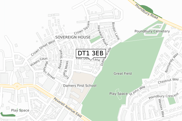 DT1 3EB maps, stats, and open data