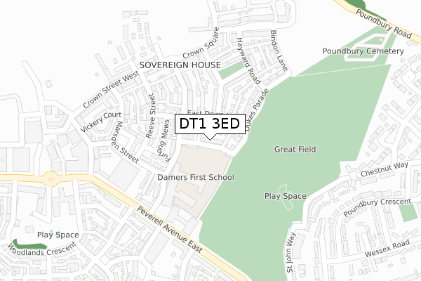 DT1 3ED maps, stats, and open data