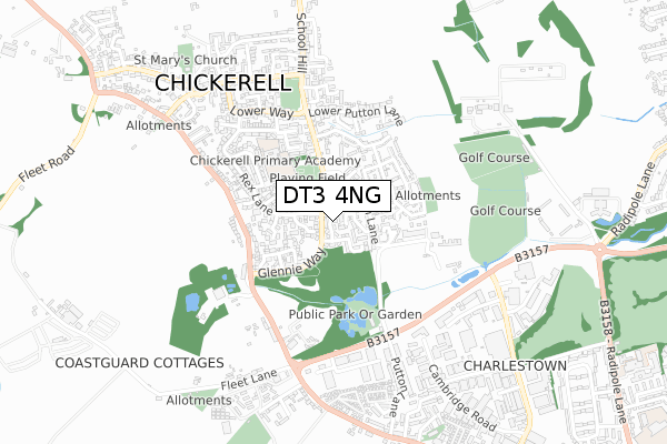 DT3 4NG maps, stats, and open data