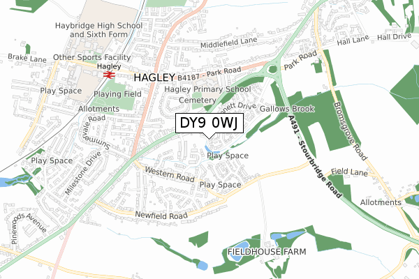 DY9 0WJ maps, stats, and open data