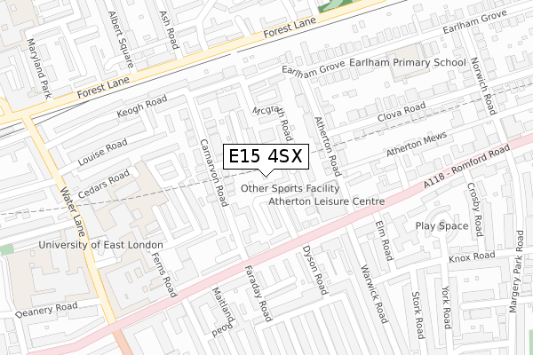 E15 4SX maps, stats, and open data