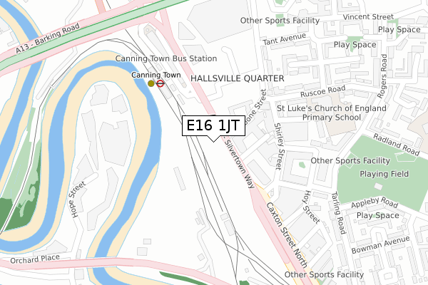 E16 1JT maps, stats, and open data