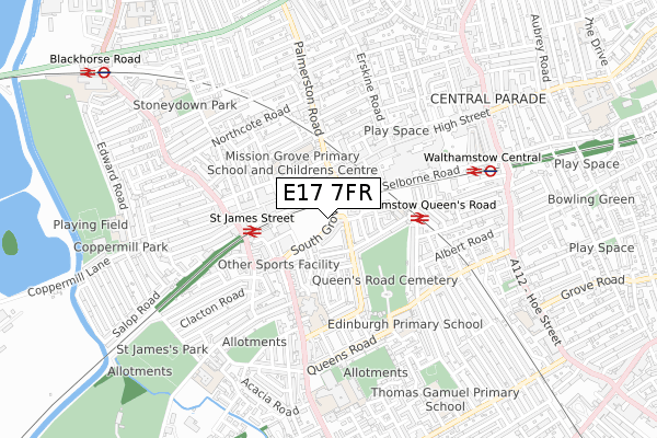 E17 7FR maps, stats, and open data