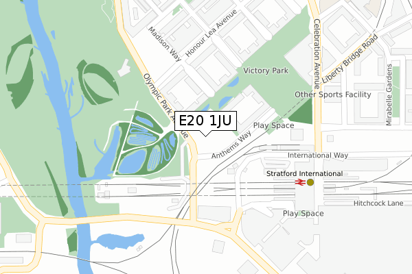 E20 1JU maps, stats, and open data