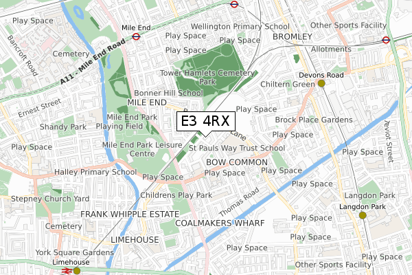 E3 4RX maps, stats, and open data