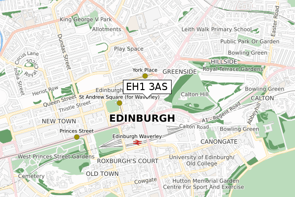 EH1 3AS maps, stats, and open data