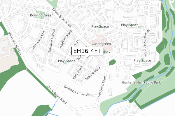 EH16 4FT maps, stats, and open data