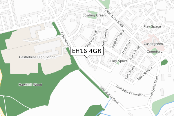 EH16 4GR maps, stats, and open data