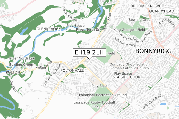 EH19 2LH maps, stats, and open data