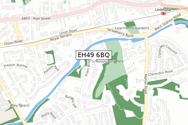 EH49 6BQ maps, stats, and open data