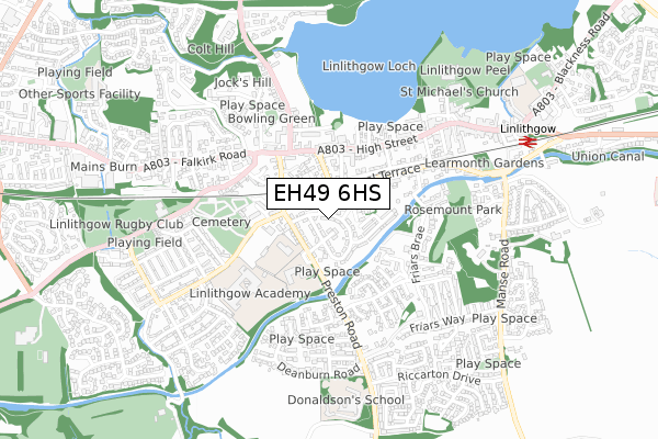 EH49 6HS maps, stats, and open data