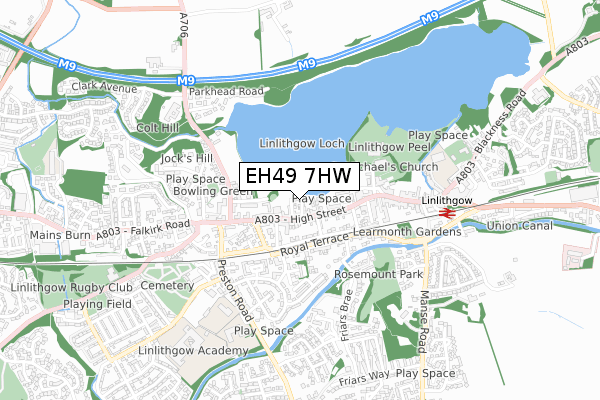 EH49 7HW maps, stats, and open data
