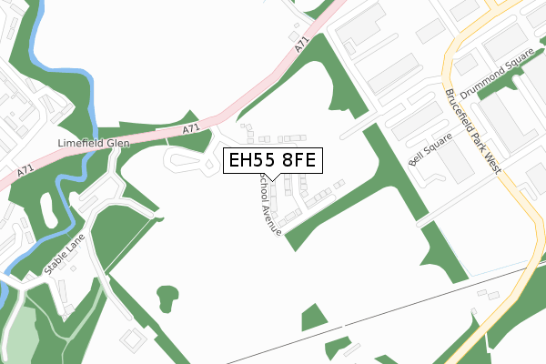 EH55 8FE maps, stats, and open data