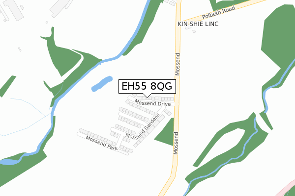EH55 8QG maps, stats, and open data