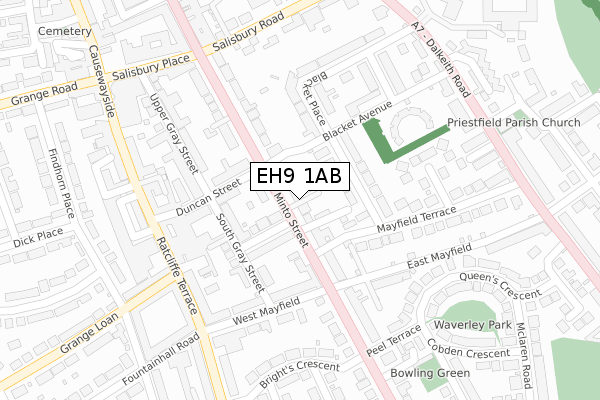 EH9 1AB maps, stats, and open data