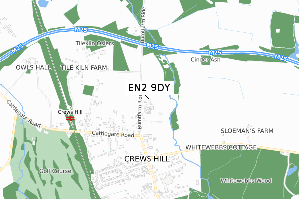 EN2 9DY maps, stats, and open data