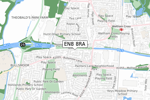 EN8 8RA maps, stats, and open data