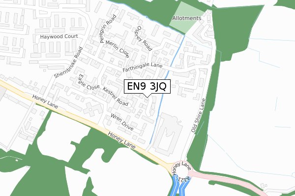 EN9 3JQ maps, stats, and open data