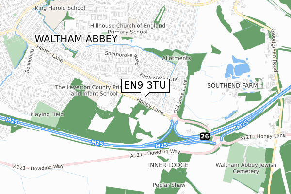 EN9 3TU maps, stats, and open data