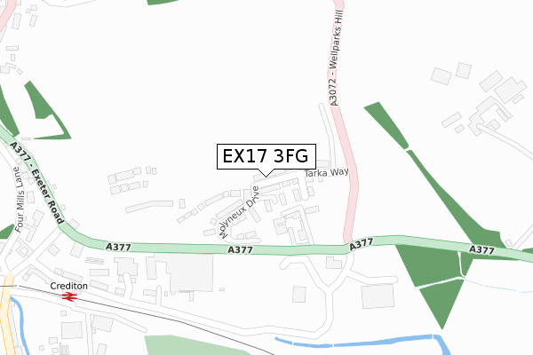 EX17 3FG maps, stats, and open data