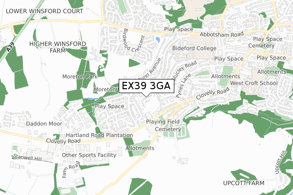 EX39 3GA maps, stats, and open data