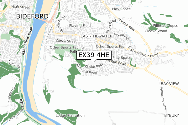 EX39 4HE maps, stats, and open data