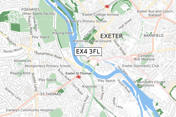 EX4 3FL maps, stats, and open data