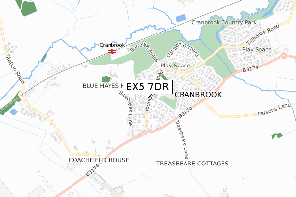 EX5 7DR maps, stats, and open data