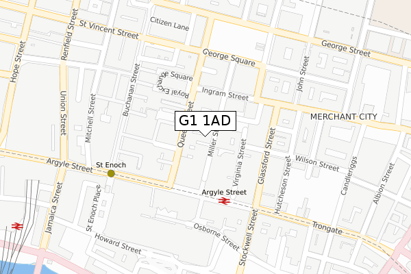 G1 1AD maps, stats, and open data