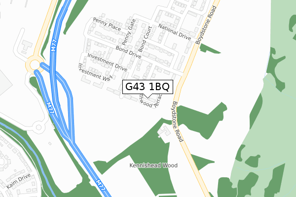 G43 1BQ maps, stats, and open data