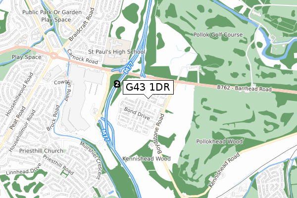 G43 1DR maps, stats, and open data