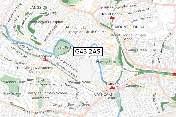 G43 2AS maps, stats, and open data