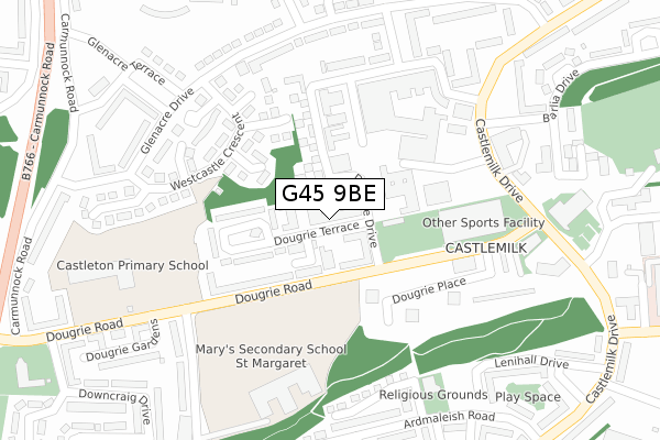 G45 9BE maps, stats, and open data