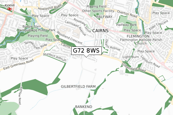 G72 8WS maps, stats, and open data