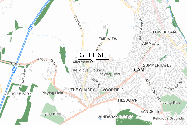 GL11 6LJ maps, stats, and open data