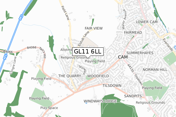 GL11 6LL maps, stats, and open data