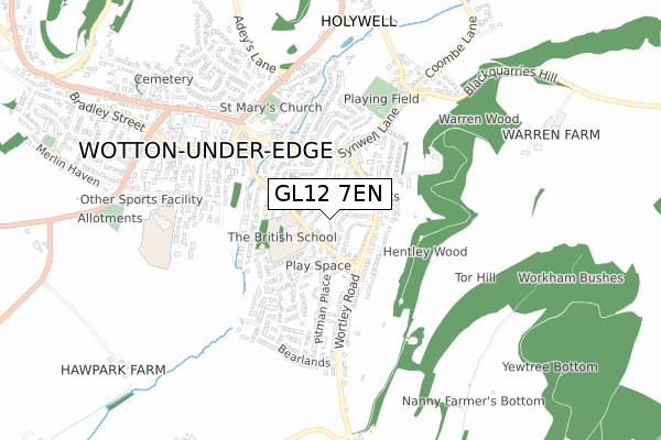 GL12 7EN maps, stats, and open data