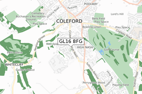 GL16 8FG maps, stats, and open data