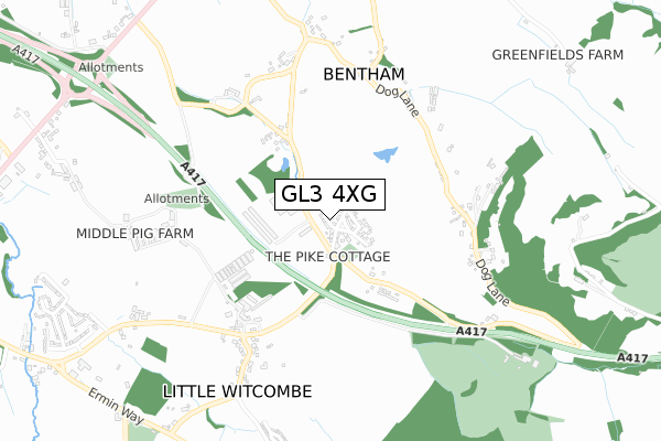 GL3 4XG maps, stats, and open data