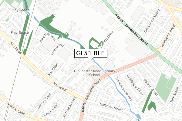 GL51 8LE maps, stats, and open data