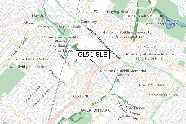 GL51 8LE maps, stats, and open data